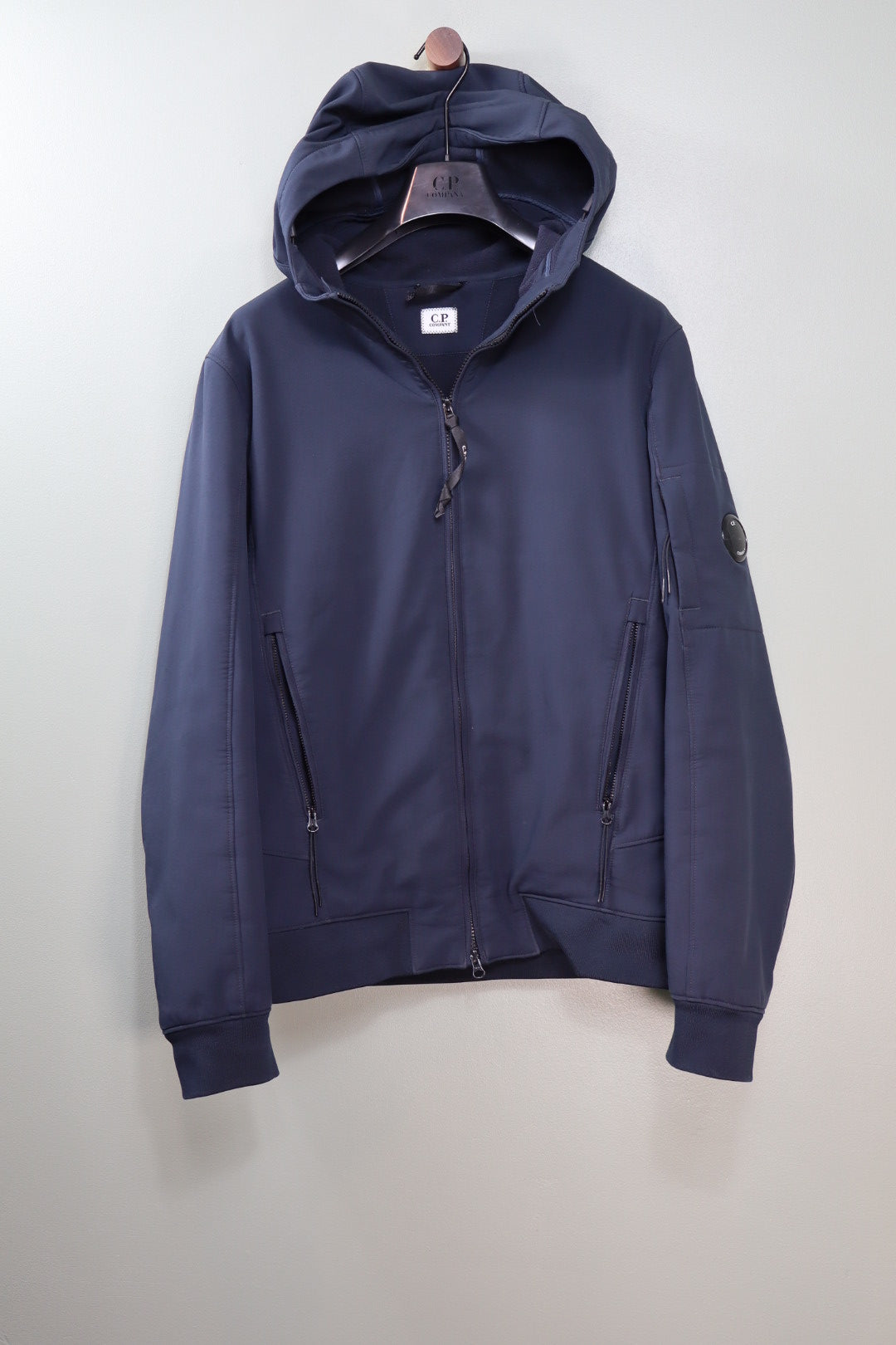 C.P. Company Navy Soft Shell Jacket | HeatfromTS